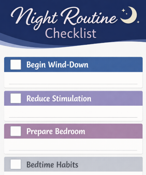 Night Routine Checklist: A Simple Guide To Consistent Evenings - Better ...